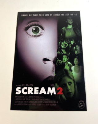 Horror Movie: Scream 2 Poster Postcard 4in. x 6in. | eBay