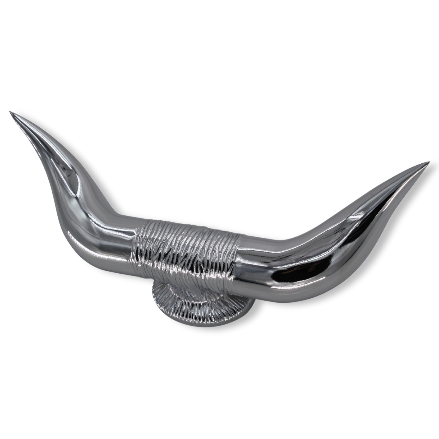 Bull Horns For Car Chrome Swan Peterblt Kenworth Trucks Hood Ornament