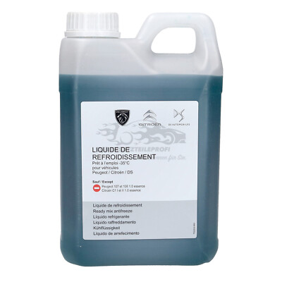 Original Citroen Peugeot Kühlflüssigkeit 2L blau / grün Glysantin G33 ...