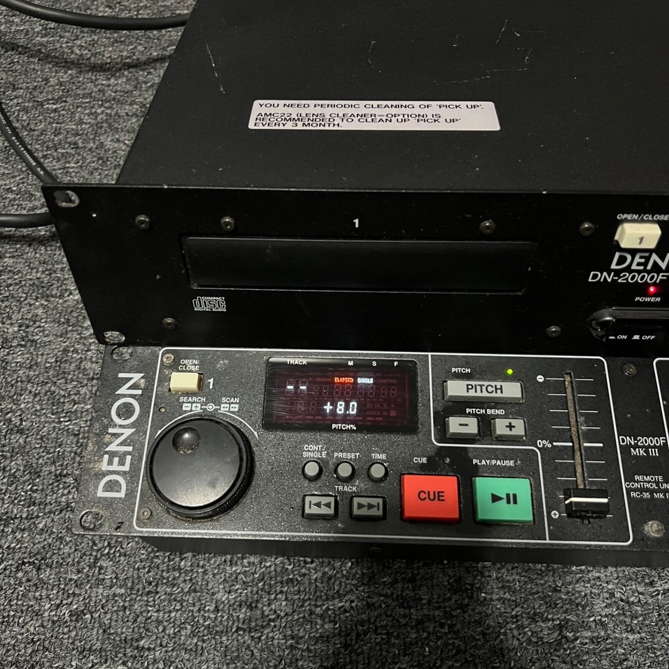Denon DN-2000F MK3 Double CD Player And Remote Control Unit SEMI ...