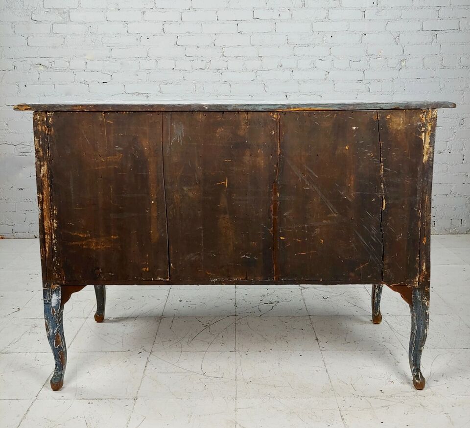 18th Century Swedish Gustavian Blue Painted Commode | eBay