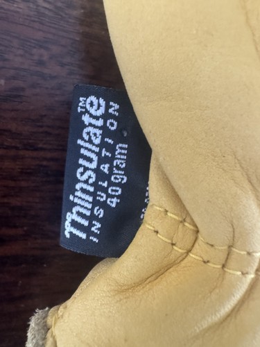 Yellow, Leather, Rough Rider Gloves Thinsulate Insulation 40 G | eBay