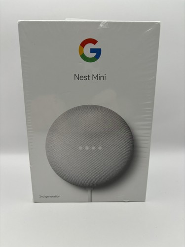 Brand New! Google Nest Mini (2nd Gen) Smart Speaker & Google Assistant ...