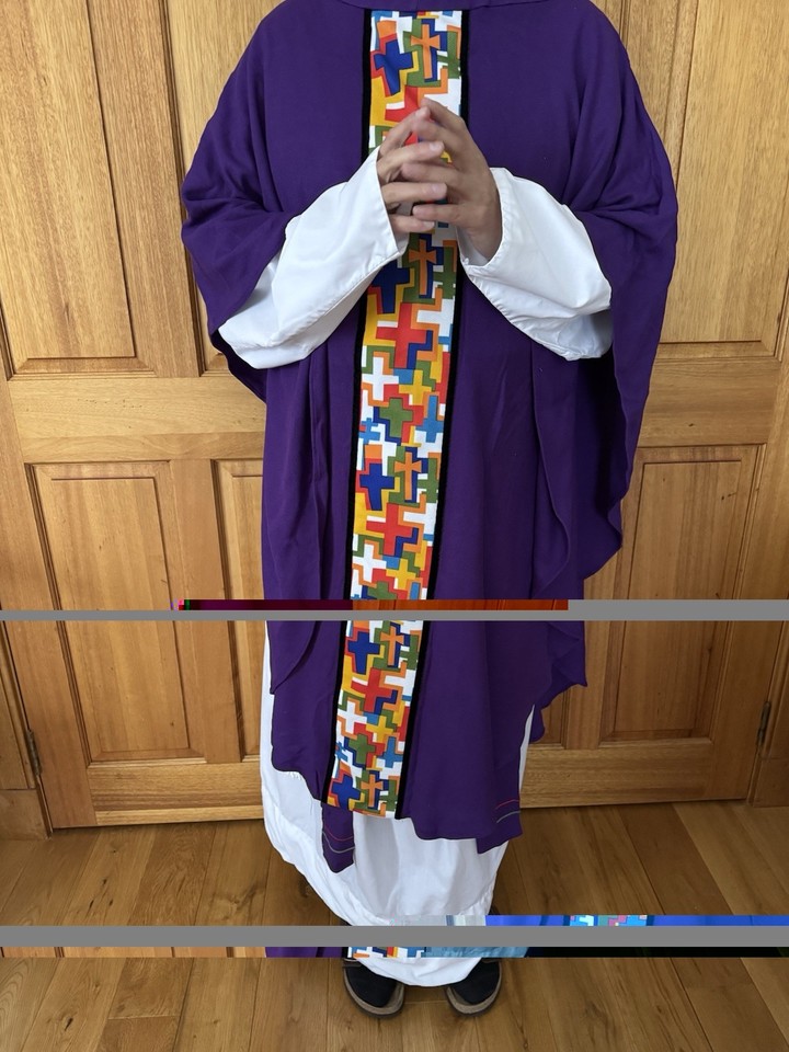 Modern Gothic Chasuble Vestment | eBay UK