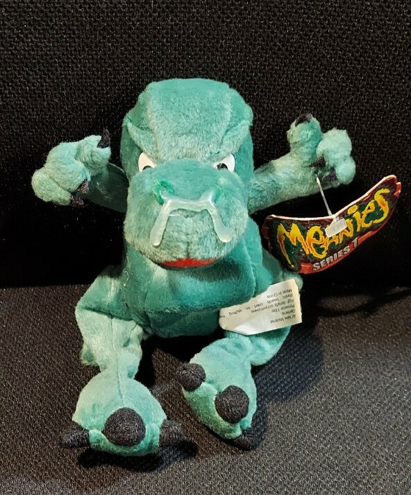 NEW MEANIES Boris the mucousaurus * series 1 bean bag plush Idea ...