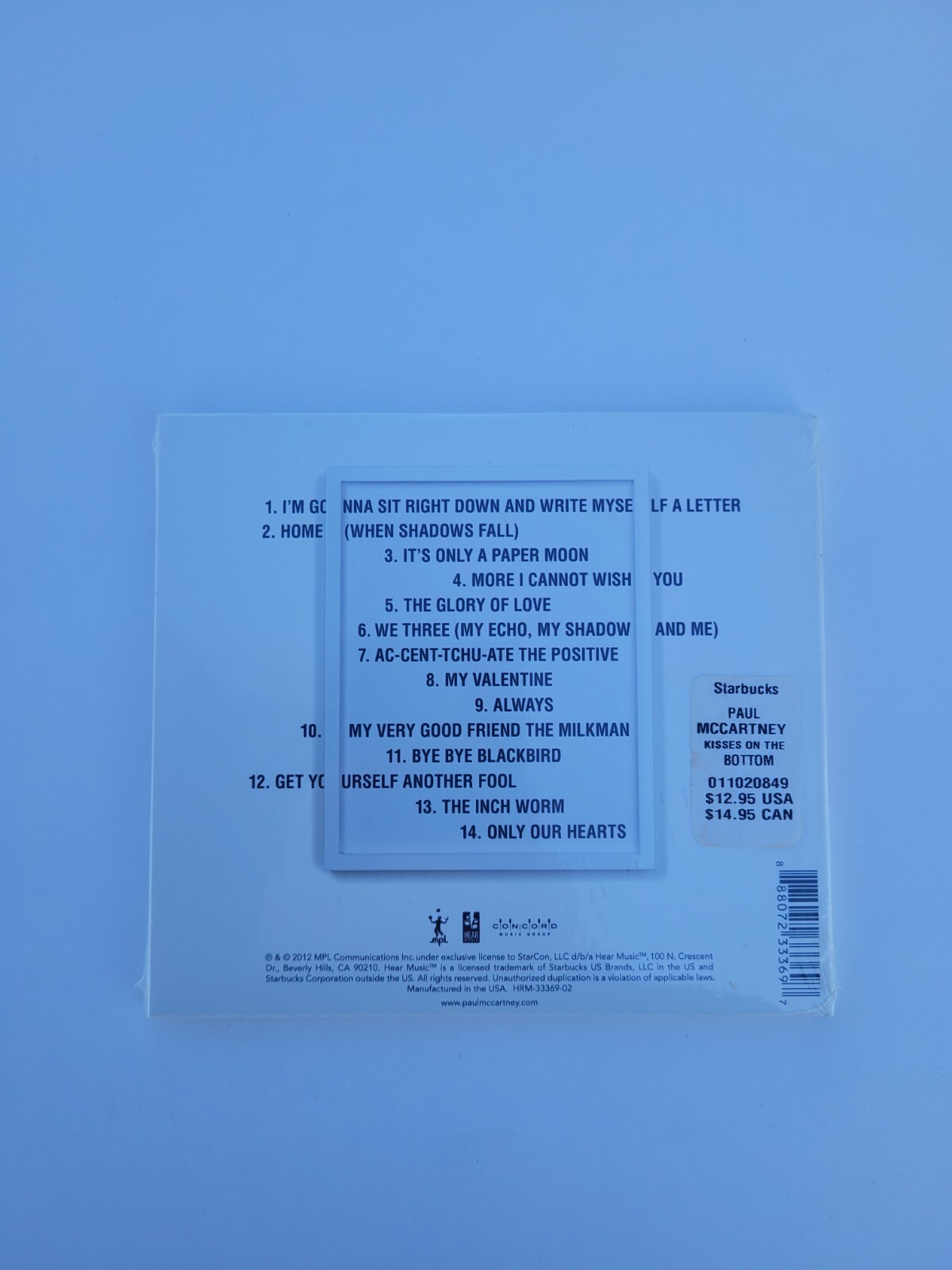 SEALED Paul McCartney Kisses On the Bottom CD (2012) Included 2 New ...