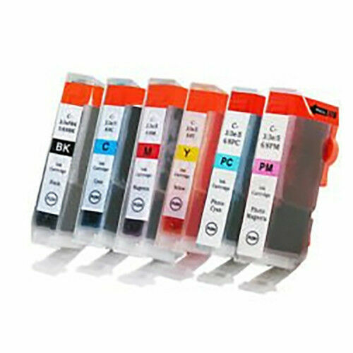 12 Ink Cartridge for CANON BCI-6BK/6C/6M/6Y/6PC 6PM i9100 i990 i965 ...