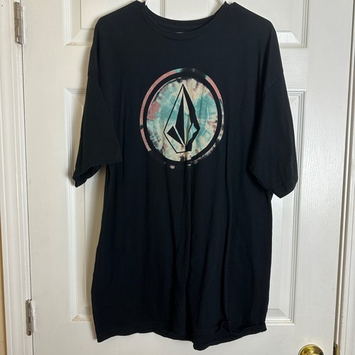 Volcom Black Graphic Short Sleeve 100% Cotton T-Shirt Men Size XL | eBay
