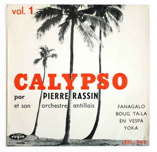 PIERRE RASSIN Calypso martinique french 1957 BIEM Vogue EPL 7335 disque ...