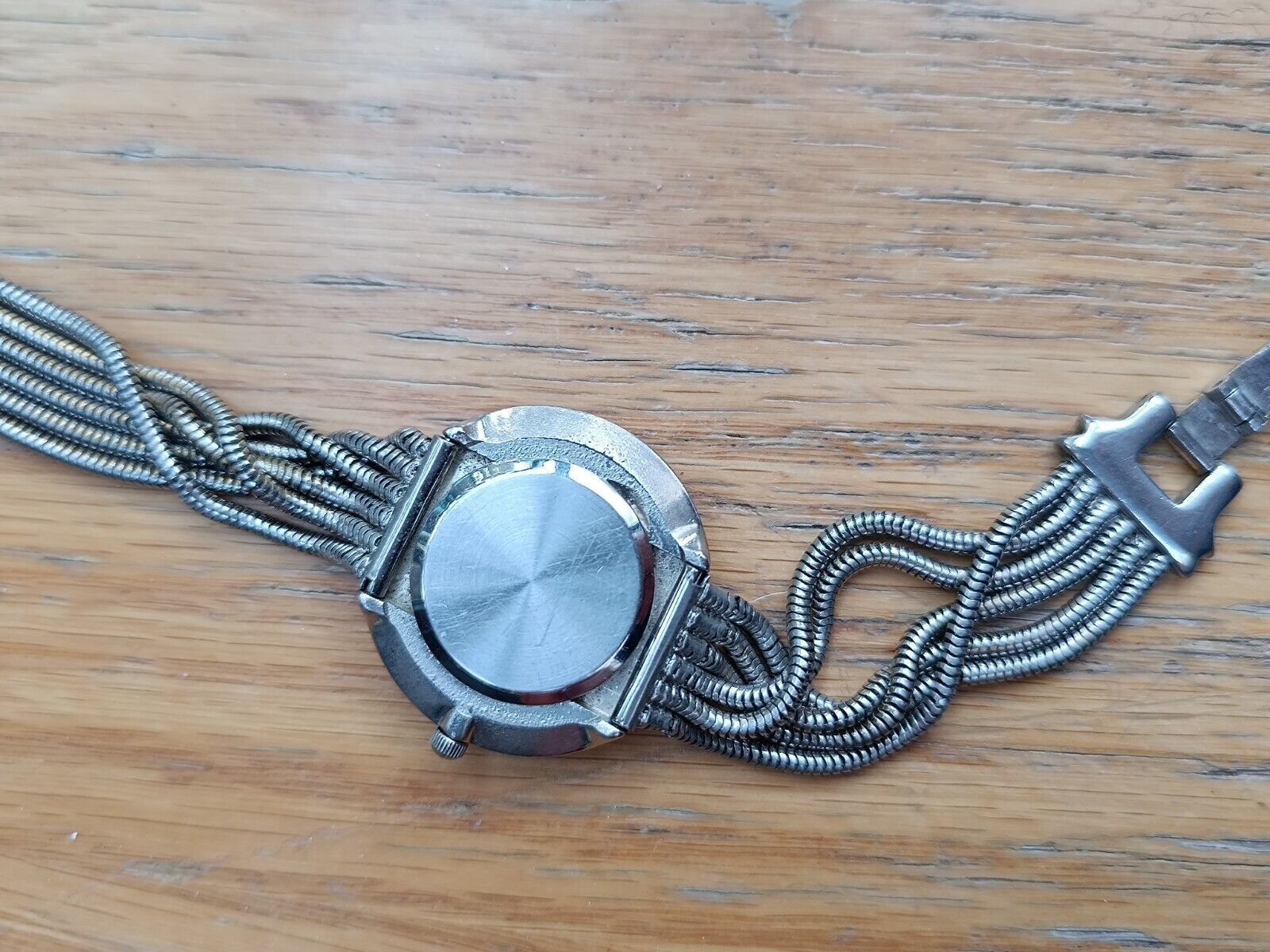 Polini pearl dial women's rectangular silver tone bracelet watch | eBay