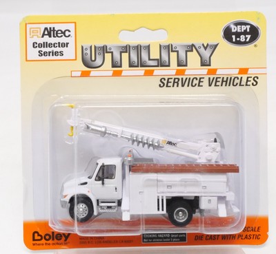 Boley Utility Service Vehicles 4132-77 Altec Electric Truck Auger White ...