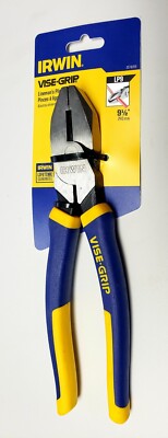 IRWIN Vise-Grip Linesman Plier 9-1/2" Overall Length, Machined Jaw ...