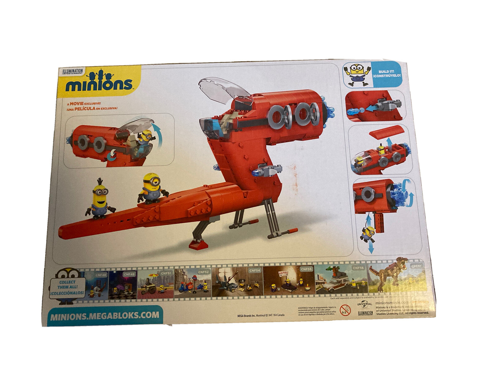 Mega Bloks Minions Despicable Me Supervillain Jet Set New In Box ...