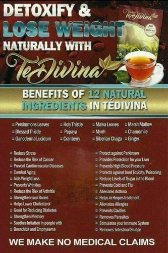 Atom 60 Capsules + 6 Weeks Supply Detox Tea Organic Healthy Cleansing ...