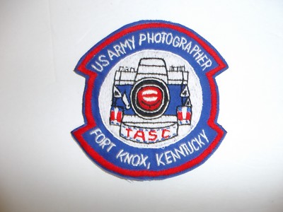 c0292 Vietnam US Army Photographer Fort Ft Knox Kentucky KY TASC Patch ...