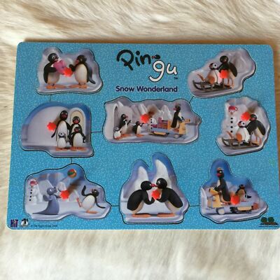PINGU Puzzle Penguin Puzzle Pingu TV SHOW Puzzle Peg Puzzle | eBay ...