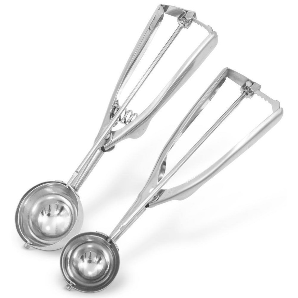 2-Set 2.5 Tbsp/2 in.1.5 Tbsp/1.5 in.Ice Cream/Cookie Scoops | eBay