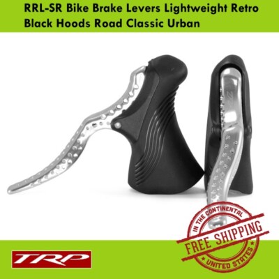 TRP RRL-SR Bike Brake Levers Lightweight Retro Black Hoods Road Classic ...