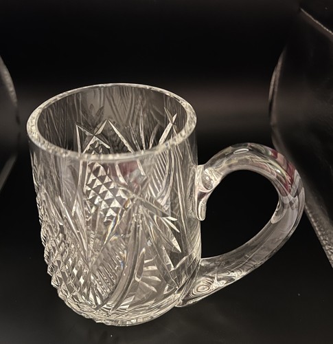 Waterford Crystal Beer Tankard Drinking Mug Cup Handled Large 5” | eBay