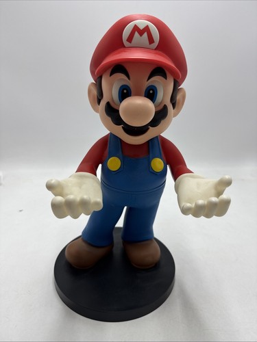 SUPER MARIO 12” Nintendo 3DS DSi Game System Holder Figure w/Black Base ...