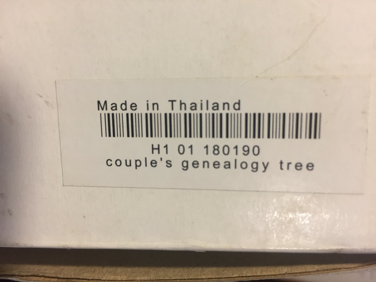Red Envelope Family Tree With Carved Initials Family Tree From Red