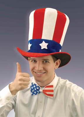 Velvet Patriotic Uncle Sam Top Hat | eBay