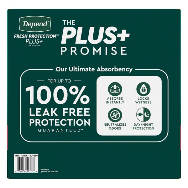 Depend Fresh Protection Plus Incontinence Underwear for Women Ultimate ...