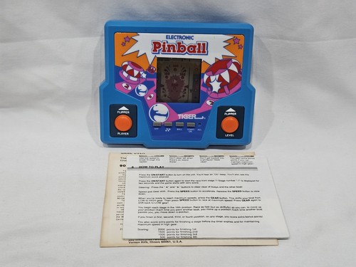 Electronic Pinball Tiger Electronics 1987 Handheld Game – Tested ...