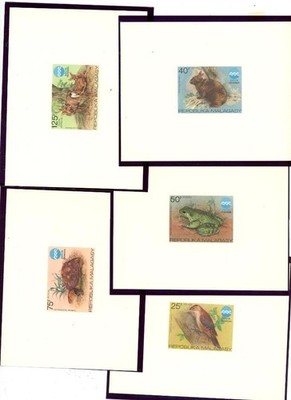Malagasy 1975 EXPO 75 Animals Scott# 532-5,C145 Five Deluxe Proofs | eBay
