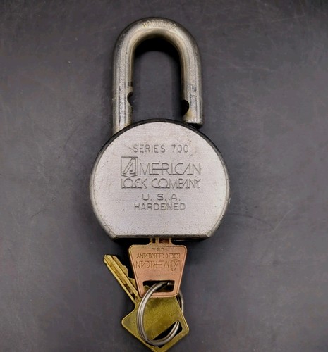 American Lock Company Series 700 Hardened Padlock with 2 Keys | eBay