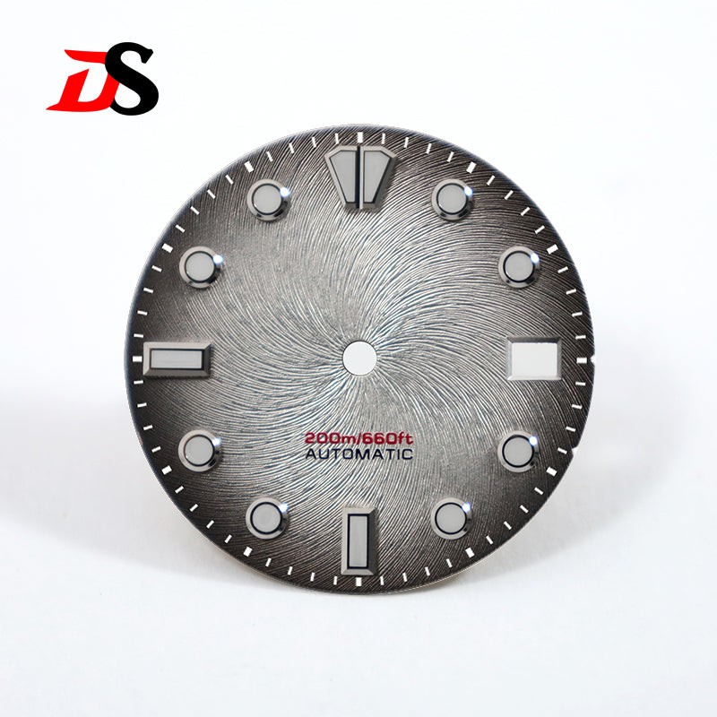 DS Texture Sunburst GS Diving Index Dial Blue Green C3 Lume NH35/34 28 ...