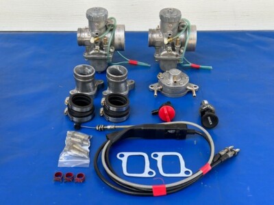 Rotax 377 447 503 Twin-Dual Carburetor Set-Up Conversion Carbs Pump ...
