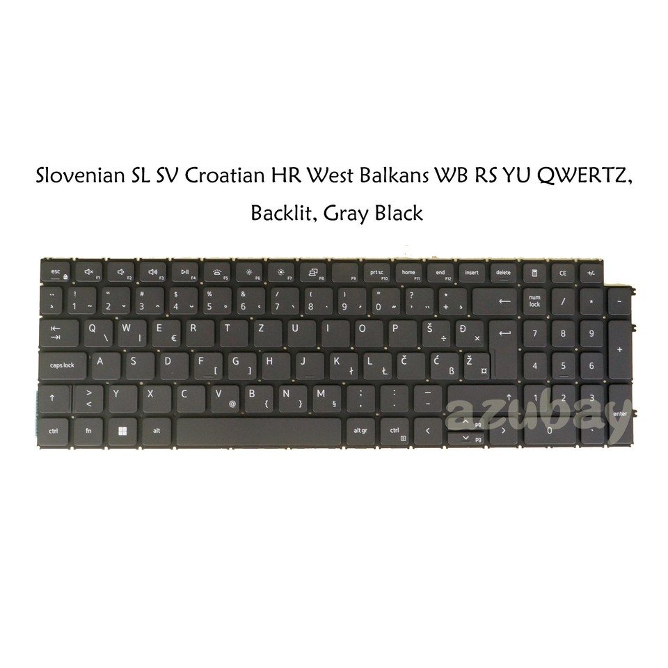 Laptop Keyboard for Dell Inspiron 3510 3511 3515 3525 3520 3521 3535 ...