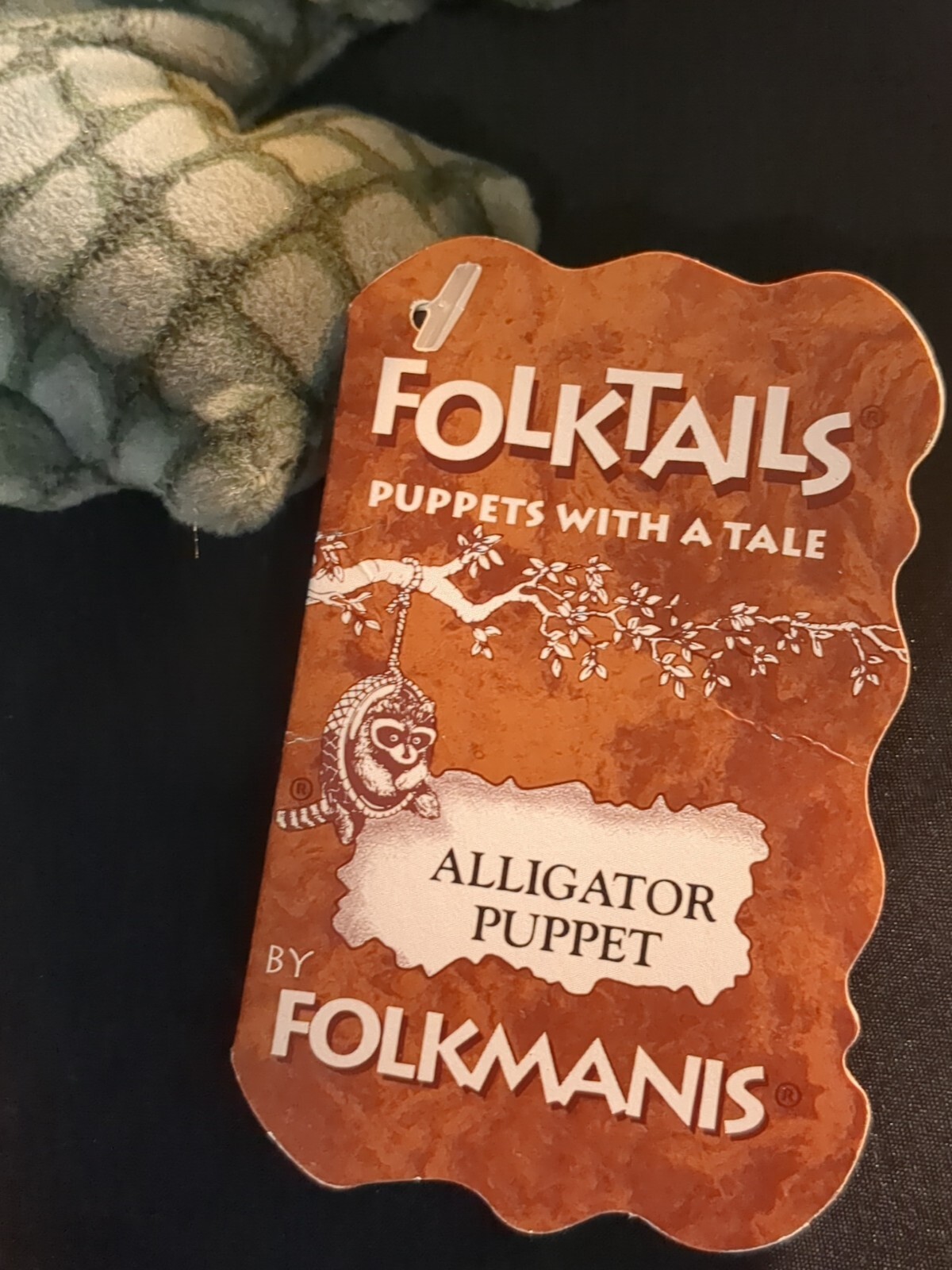 Folkmanis Folktails 24" Full Body Alligator Big Hand Puppet Reptile ...