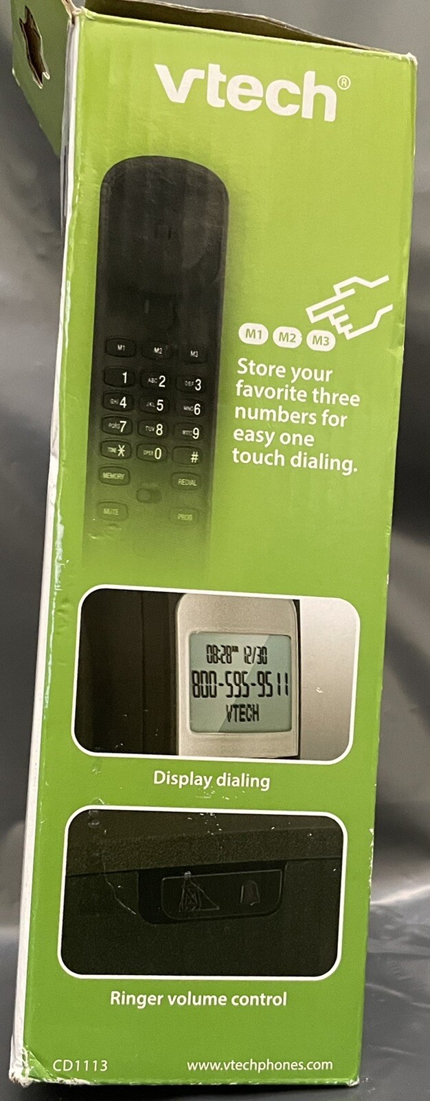 VTECH Trimstyle Telephone CD1113 w/ Caller ID/Call Waiting New/open Box ...