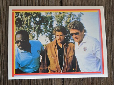 1993 Merlin Baywatch Stickers David Hasselhoff Mitch Buchannon #98 NM ...