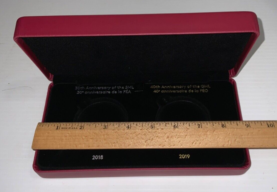 2018 Royal Canadian Mint Silver Maple 30th Anniversary 2 Piece Box-BOX ...