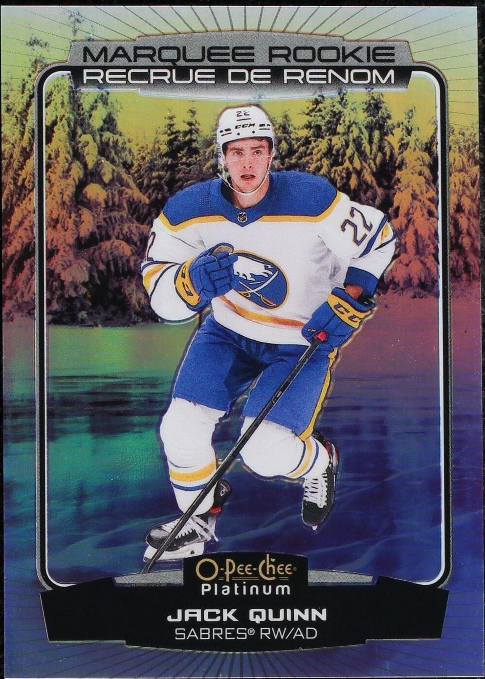2022-23 O-Pee-Chee Platinum - Marquee Rookies Jack Quinn #204 Pond ...