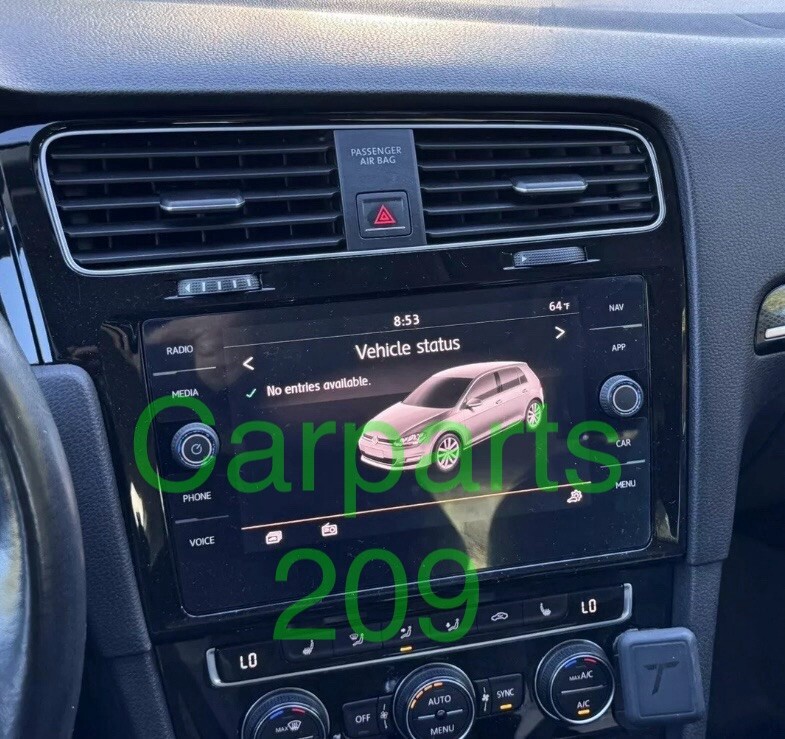 VW Golf GTI R Delphi MIB2 Radio Receiver Cd Player 8" Unlocked CarPlay ...