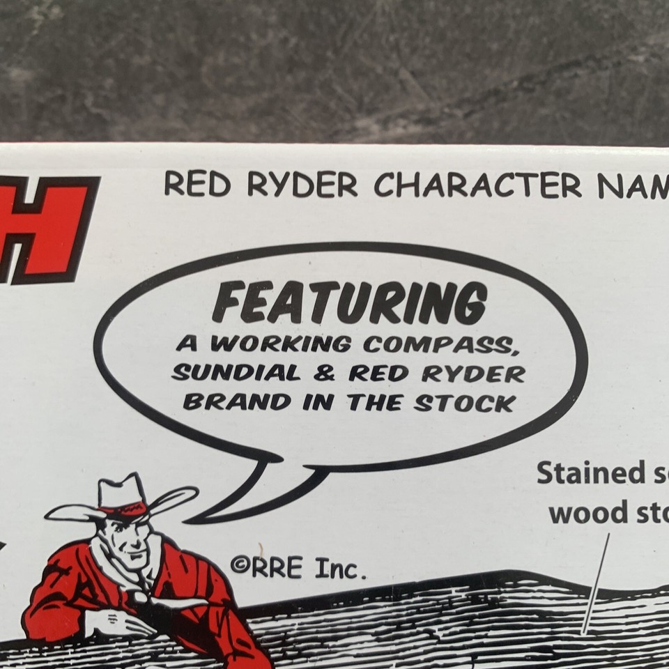 Red Ryder Carbine Daisy 650 Shot "A Christmas Wish" BB Gun with Compass ...