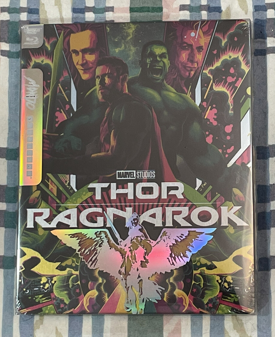 Thor Ragnarok 4K UHD/Blu-Ray Steelbook Mondo Exclusive #60 Region Free ...