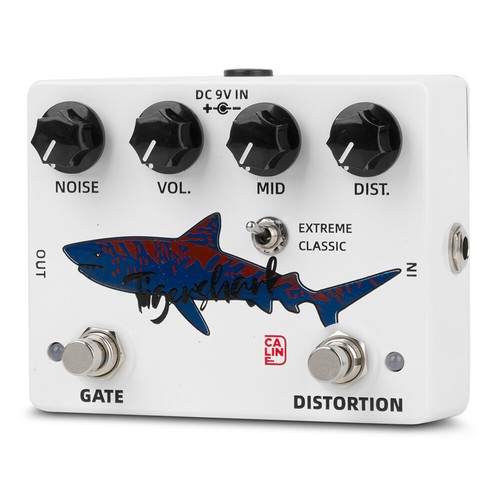 Caline DCP-09 Tigershark Distortion Gate Guitar Effect Pedal Aluminum ...