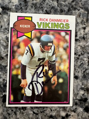 Rick Danmeier Signed MINNESOTA VIKINGS Card 1979 Topps | eBay