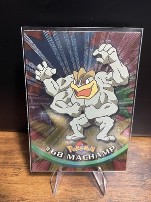 1999 topps Pokemon TV Animation SERIES 1 Foil #68 Machamp Black Logo | eBay