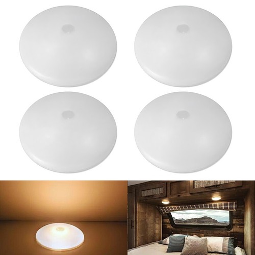 4X 12V 4.5" RV Interior LED Ceiling Dome light fixtures Camper Cabinet ...