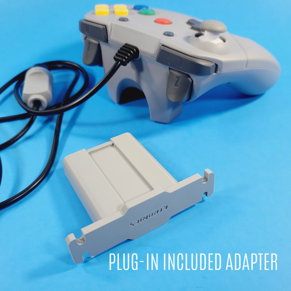Brawler64 Controller Display Stand - 3D Printed - Retro Fighters - N64 ...
