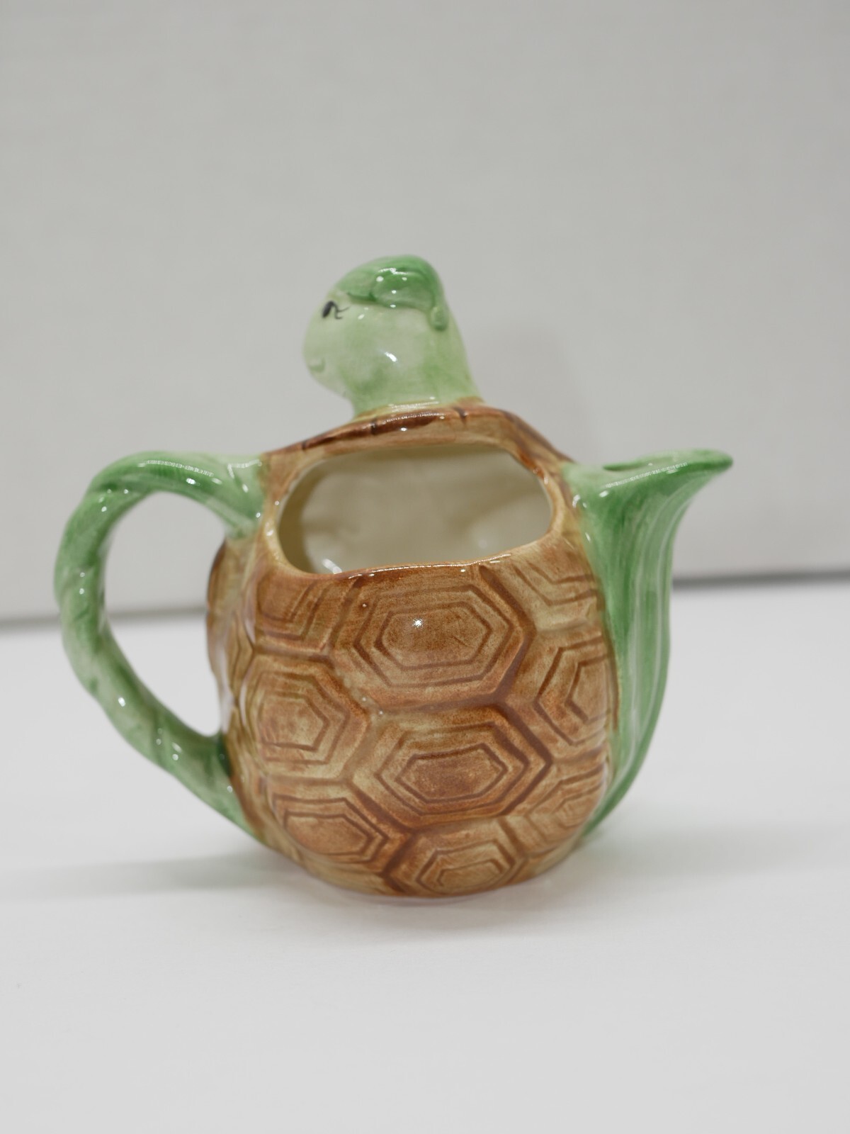 Vintage Hand Painted Otagiri Turtle Creamer Mary Ann Baker Japan 4.5 ...