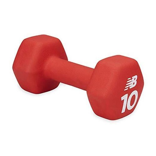Dumbbells Hand Weights (Single) - Neoprene Exercise & Fitness 10-Pound ...