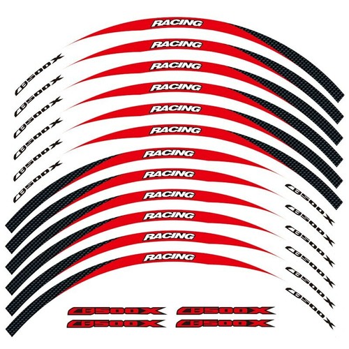 For Honda CB500X Motorcycle Rim Stripes Wheel Decals Tape Stickers | eBay