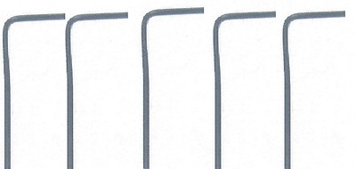 .035" 5 pc Allen Wrench Mini Short Arm SAE Hex Key Socket Screw USA ...